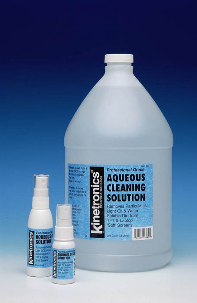Aqueous Display/Screen Cleaning Solution – 1 Gallon | Kinetronics